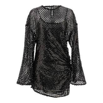The Attico Sequin Mesh Mini Dress - - Dresses - Damen - Schwarzk - XS