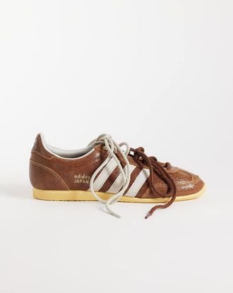 adidas Originals Japan baskets marron ch&acirc;taigne et blanc