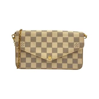 Louis Vuitton Pre-owned Pochette Felicie Damier Azur Schultertasche - - Pre-owned - Damen - Braun - ONE SIZE