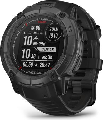 Garmin [renewed Instinct 2X Solar Tactical - GPS-Smartwatch mit unendlicher Akkulaufzeit im Smartwatch-Modus, 40+ Sport-Apps, Smart Notifications, Trainingsz