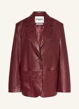 Essentiel Jacke Idrey In Lederoptik rot