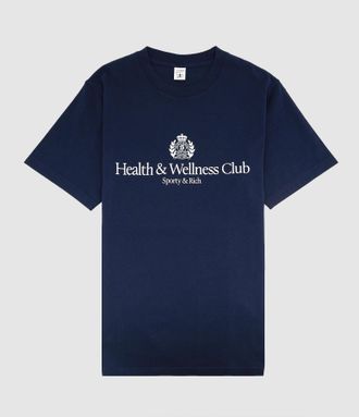 Sporty & Rich T-Shirt H&W Dark Navy