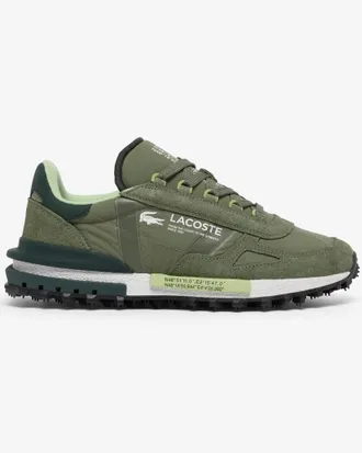 Lacoste Runner Sneaker Elite Active aus einem Leder-Nylon-Mix in