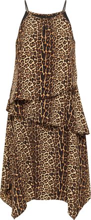 Faina Kleid mit Leo-Print Damen Beige L&ouml;we