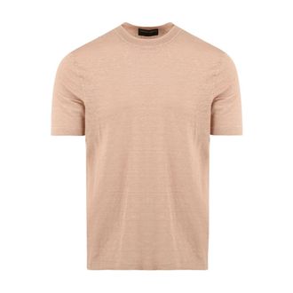 FILIPPO DE LAURENTIIS Kurz&auml;rmeliges T-Shirt mit Rundhalsausschnitt - - Tops - Herren - Rosa - XL