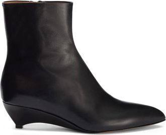Jil Sander Femme, Chaussures, Noir, Taille: 39 EU Botte Ankle Arc