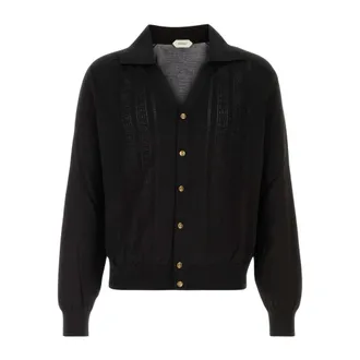 Versace Strickjacke - - Knitwear - Herren - Schwarzk - L