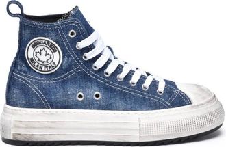 Dsquared2 Femme, Chaussures, Bleu, Taille: 39 EU Berlin Baskets