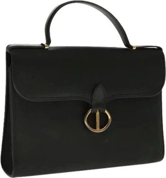 Dior Sac &agrave; main vintage en cuir Pre-owned - Femme - Pre-owned - Noir - Taille: ONE Size