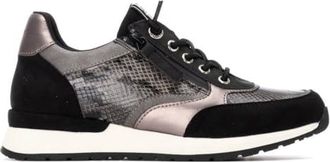 Refresh Sneakers Femme Noir - Chaussures Confortables et polyvalentes - Mode d&eacute;contract&eacute;e - Mod&egrave;le 17296004 (Taille39)