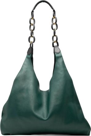 Burberry Hobo Bags - Soft Leather Wrapped Chain Shopper Hobo - Gr. unisize - in Gr&uuml;n - f&uuml;r Damen