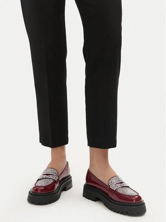 Steve Madden Slipper Longhaul SM11003448 Dunkelrot
