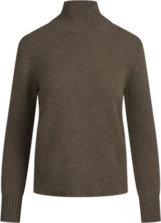 Gran Sasso Pull col montant - Femme - Pulls - Brun - Taille: 42 FR