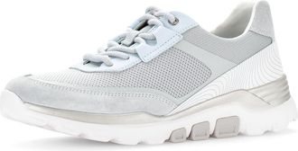Gabor Damen Low-Top Sneaker, Frauen Halbschuhe,Strassenschuhe,Sportschuhe,Freizeitschuhe,Turnschuhe,Laufschuhe,schnürer,Sky Kombi,40.5 EU / 7 UK