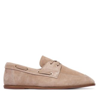 Calvin Klein Halbschuhe Calvin Klein Ess Boatshoe Suede HW0HW03290 Grau