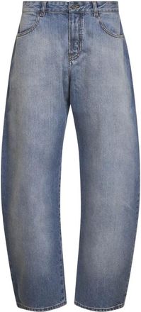 Alaia Femme, Jeans, Bleu, Taille: 36 FR Jeans Ronds Taille Basse