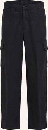 Stone Island Cargohose Ghost Regular Fit Aus Leinen blau