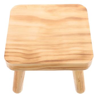 Yarnow Kleiner Holz hocker Tragbar Leichtes Design bis Belastbar Vielseitiger Tritt hocker f&uuml;r Haushalt Outdoor und K&uuml;che Praktische Sitzgelegenheit Kompakt 