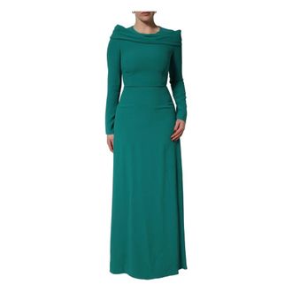 Dolce & Gabbana Langes Abendkleid - - Dresses - Damen - Gr&uuml;n - S