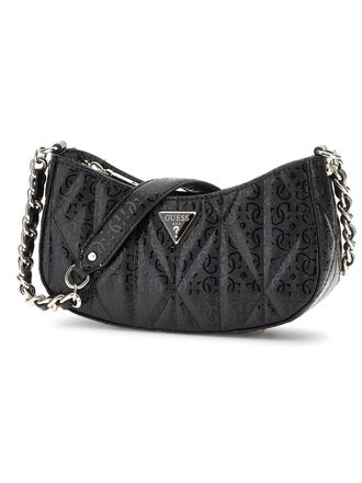 Guess Aldina Top Zip Shoulder Bag Black