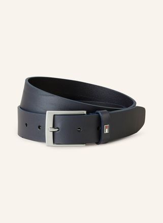 Tommy Hilfiger Lederg&uuml;rtel Adan blau