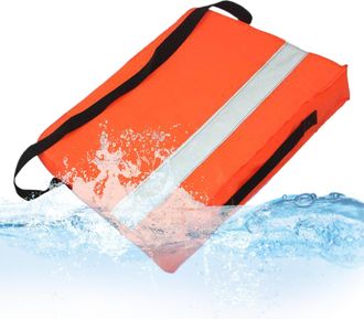 Generic Hochauftriebsstarke Rettungsboje - Robuster Polyethylenschaum mit Oxford-Gewebe, Wasserdichte Gurte, 45,7x35,6 cm, Praktisch f&uuml;r Rettung, Schwimmtrain