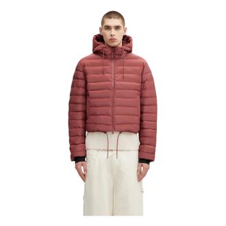 Rains Lohja W3T2 Gesteppte Kapuzenjacke f&uuml;r den Winter - - Jackets - Herren - Orange - S