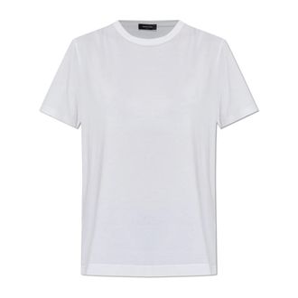 Fabiana Filippi T-Shirt Mit Schimmernden Pailletten - - Tops - Damen - Wei&szlig; - XS