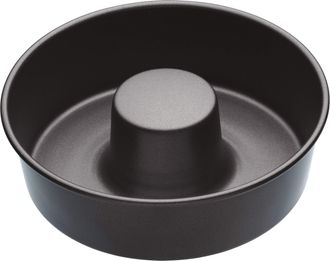 MasterClass MasterClass Ringkuchenform mit PTFE-, PFOA- und BPA-freiem Antihaftbeschichtung, robuste 1mm dicker Karbonstahl, Savarinform 20cm (8) für Kuchen und D