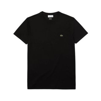 Lacoste Pima Baumwoll-T-Shirt - - Tops - Herren - Schwarzk - M