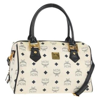 MCM Sac &agrave; main en plastique Pre-owned - Femme - Pre-owned - Blanc - Taille: ONE Size