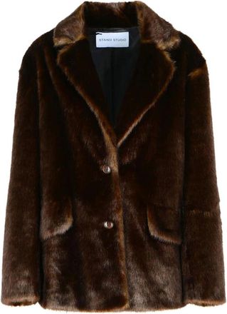 Stand Studio Stand Studio, Femme, Vestes, Brun, Taille: 40 FR Stand Studio Vestes Brown