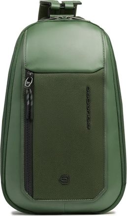 Piquadro Homme, Sacs, Vert, Taille: ONE Size Sac Bandouli&egrave;re Convertible en Sac &agrave; Dos