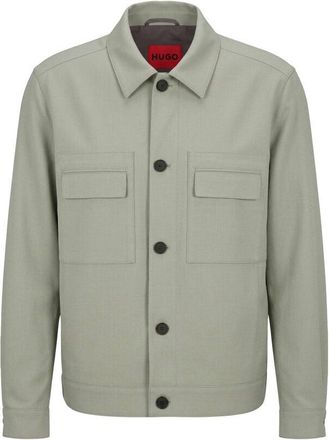 HUGO BOSS Herren Hemdjacke JULIANO243F1 Slim Fit