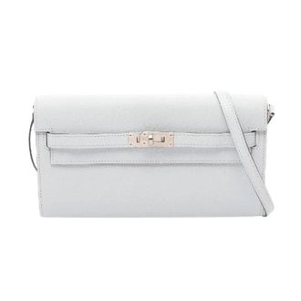 Herm&egrave;s Pre-owned Kelly To Go Chevre Umh&auml;ngetasche - - Pre-owned - Damen - Wei&szlig; - ONE SIZE