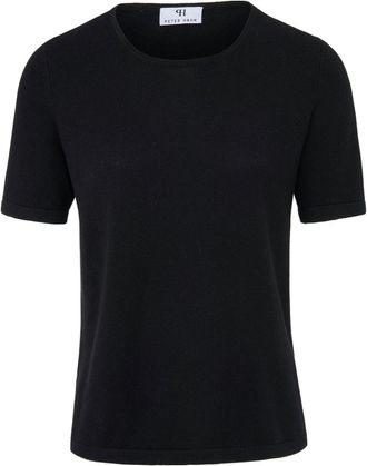 Peter Hahn Rundhals-Pullover aus Seide Kaschmir Peter Hahn schwarz