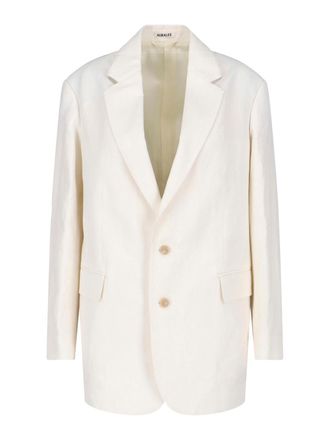 Auralee Single-Breasted Blazer