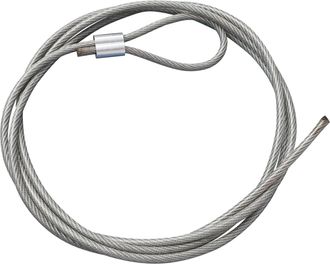 Supvox Basketballkorb Netz Fixierseil aus Langlebigem Ummanteltem Stahlseil mit Aluminiumöse Robust und Reißfest Einfach zu Montieren für Sicheres Basketball