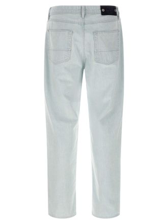 Stone Island Mens Blue Cotton Straight-Leg Jeans Clothing