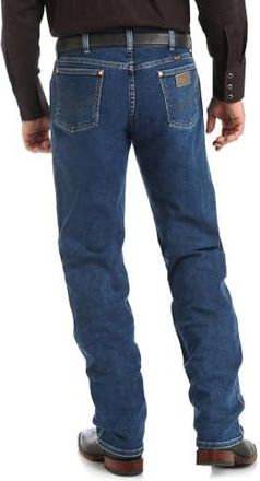 Wrangler Cowboy Cut Active Flex Original Fit Jean, Délavé, 33 W /30 L Homme