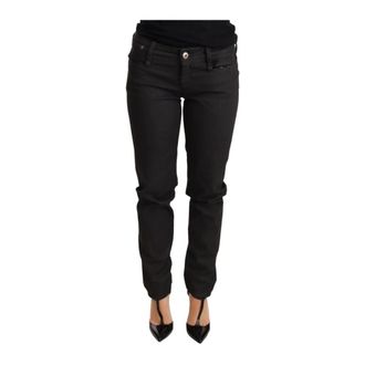Ermanno Scervino Femme, Jeans, Noir, Taille: W26 Pantalon Skinny Taille Basse