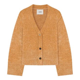 &Aacute;eron Femme, Pulls, Jaune, Taille: 42 FR Anne Cardigan