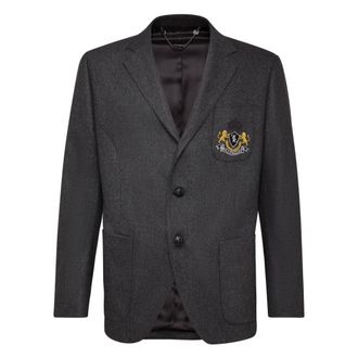Billionaire Boys Club Homme, Vestes, Gris, Taille: L Blazer Double Lion