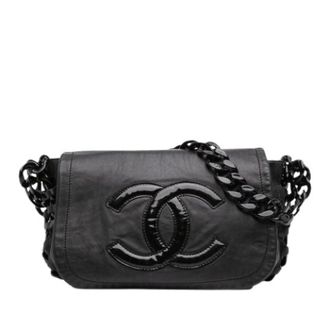 Chanel Pre-owned Vintage Flap Shoulder Bag - - Pre-owned - Damen - Schwarzk - ONE SIZE