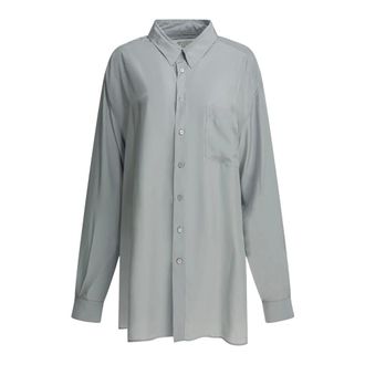 Maison Margiela Damen, Blusen & Hemden, Grau, XSGr&ouml;&szlig;e