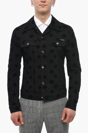 Dolce & Gabbana Logo Denim Jacket with Logo Buttons Dolce & Gabbana