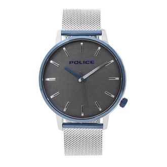Police Police Herren Armbanduhr grau 42 mm Edelstahlarmband Marmol Pl.15923Jstbl - - Accessories - Herren - Grau - ONE SIZE