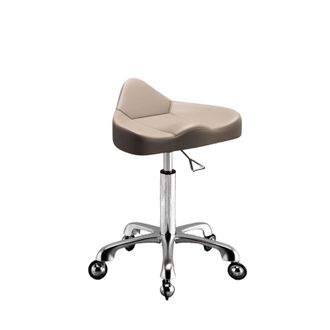 Generic Sattelstuhl mit Rollen, ergonomischer Sattelhocker, 400 Pfund Tragkraft, geeignet for Spa-Massage und medizinische &Auml;sthetik(Color-2)