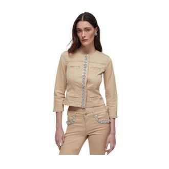Liu Jo Damen, Jacken, Beige, MGr&ouml;&szlig;e