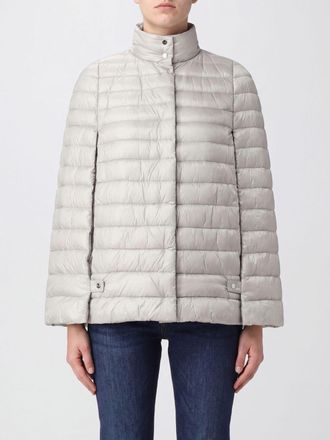 Herno Kurze Daunenjacke aus wasserabweisendem Nylon mit Kimono&auml;rmeln